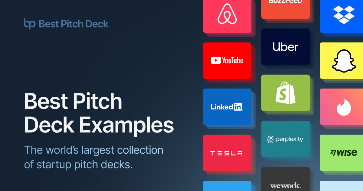 Best Pitch Deck Examples Best Pitch Discover The Best Pitch Deck 